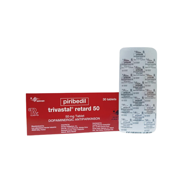 TRIVASTAL RETARD 50 Piribedil 50mg Tablet 30's price in the Philippines ...